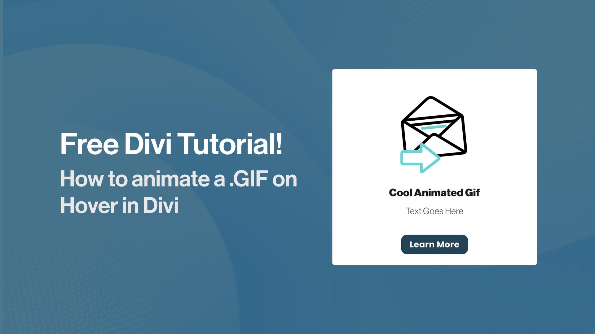 How to animate a GIF on hover in Divi (With free JSON template ...